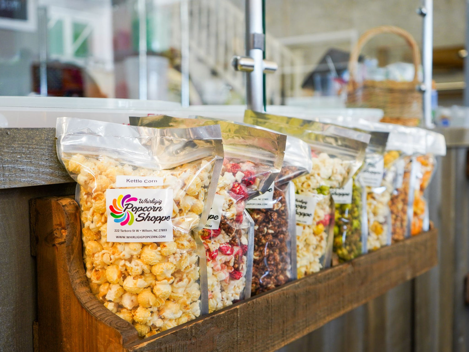 Best Popcorn Shoppe, North Carolina Popcorn - Whirligig Popcorn Shoppe